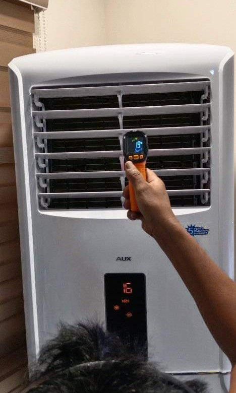 Free Installation! AUX (3TR) Inverter Floor Mounted Air Conditioner, TV ...