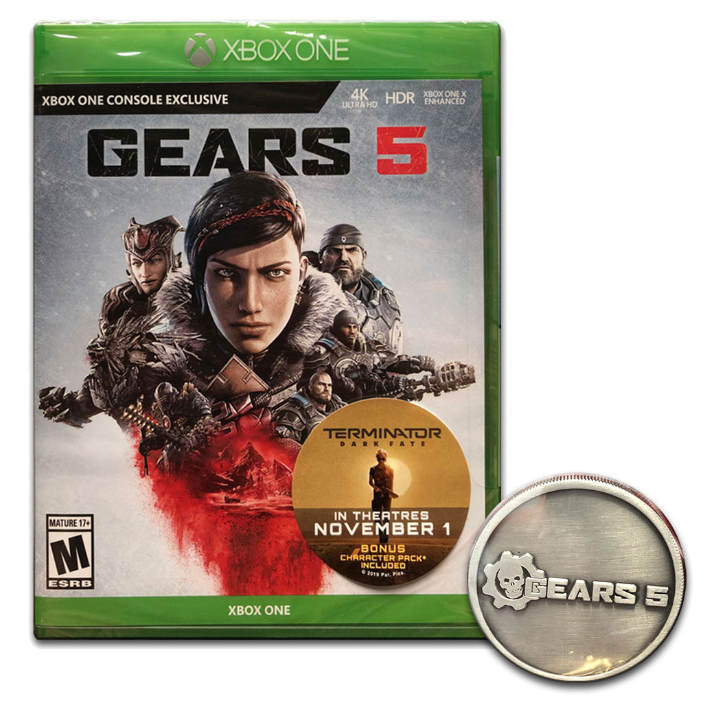 Gears 5 + DLC + Limited Edition Coin, Video Gaming, Video Games, Xbox ...