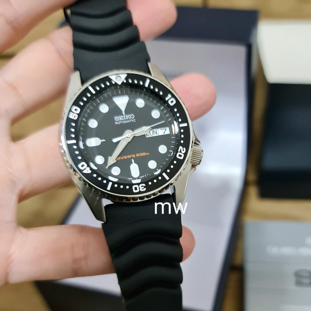 Genuine seiko automatic men's Gents boy size 200m resin automatic watch ...