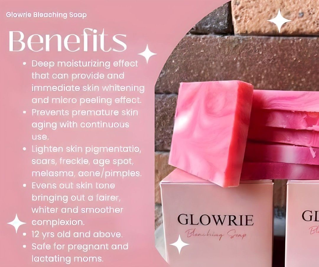 Glowrie Bleaching Soap (7 bars LIMITED EDITION), Beauty & Personal Care ...