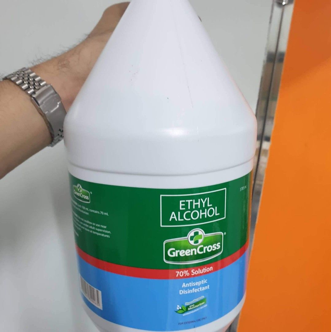 Green cross alcohol 1 gal, Beauty & Personal Care, Sanitizers ...