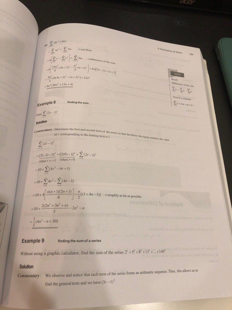 H2 Math Assessment Book, JC Math, Hobbies & Toys, Books & Magazines ...