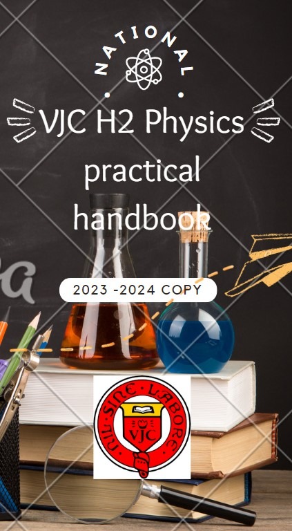 h2 physics practical notes (VJC) 2023-2024 || H2 econs study guide (VJC ...