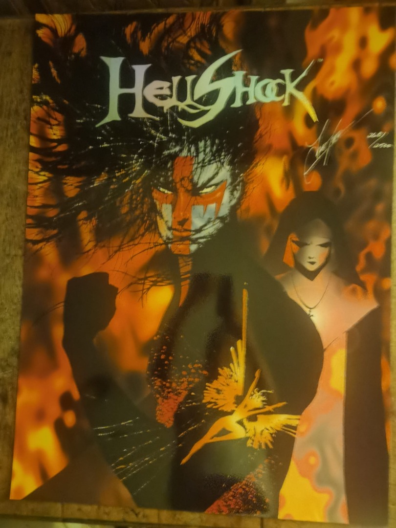 HELLSHOCK - 1994 LIMITED EDITION LITHOGRAPH SIGNED BY JAE LEE, Hobbies ...