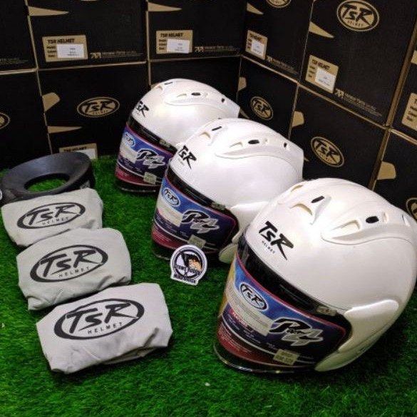 Helm TSR replika Arai Ram 4 White Glass, Motor di Carousell
