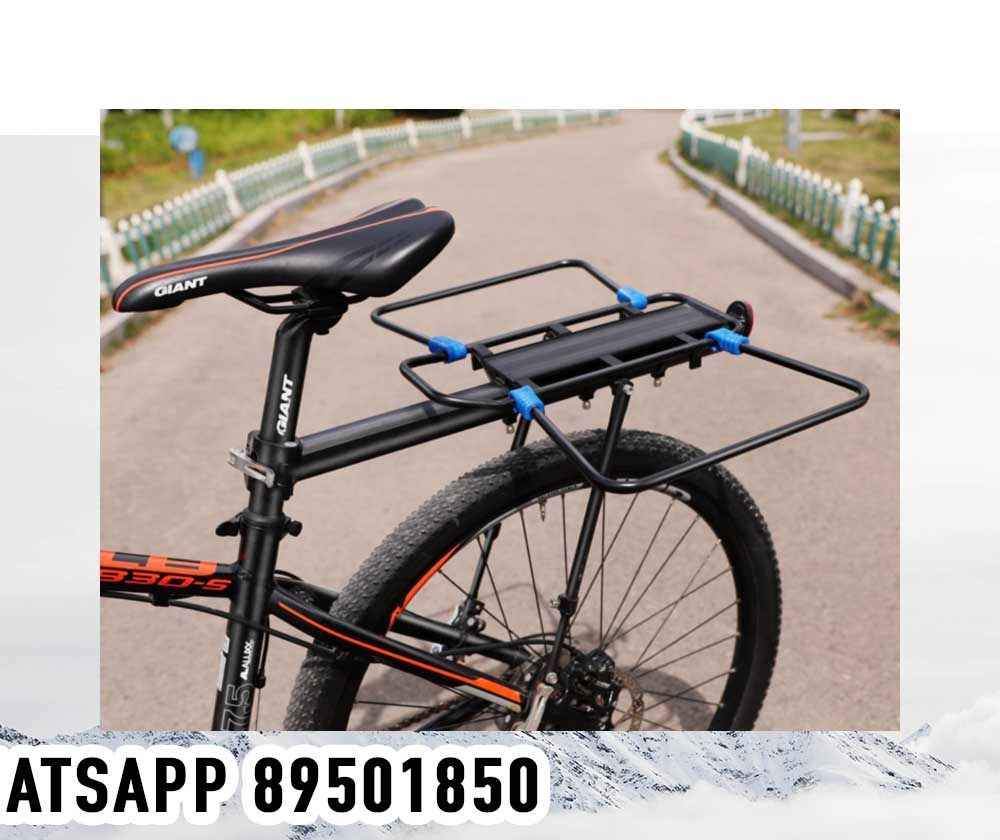 High Strength Heavy Duty Bike Rear Rack with Reflector for Mountain and ...