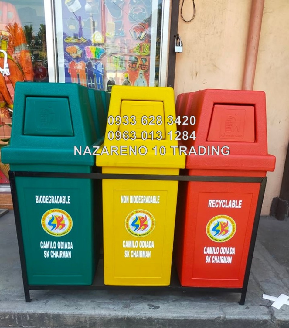 Hooded trash Bin Segregation Bin, Looking For on Carousell