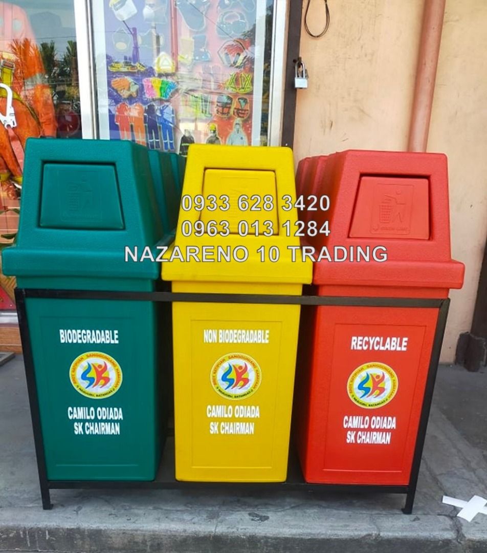 Hooded trash Bin Segregation Bin, Looking For on Carousell