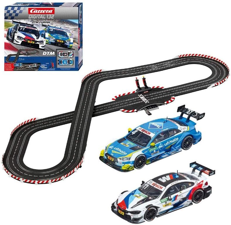 (HOT) Carrera 30008 Digital 132 DTM Furore Slot Car Racing Set Includes ...