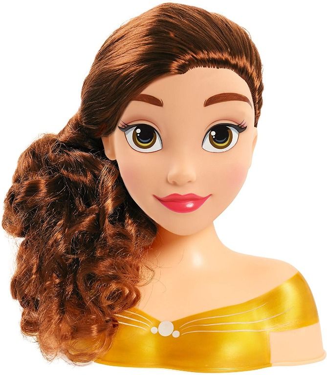 (HOT) Disney Princess Belle Styling Head, Hobbies & Toys, Toys & Games ...
