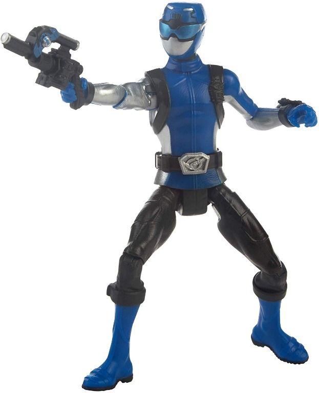 (HOT) Hasbro Power Rangers Beast Morphers Blue Ranger 6" Action Figure ...