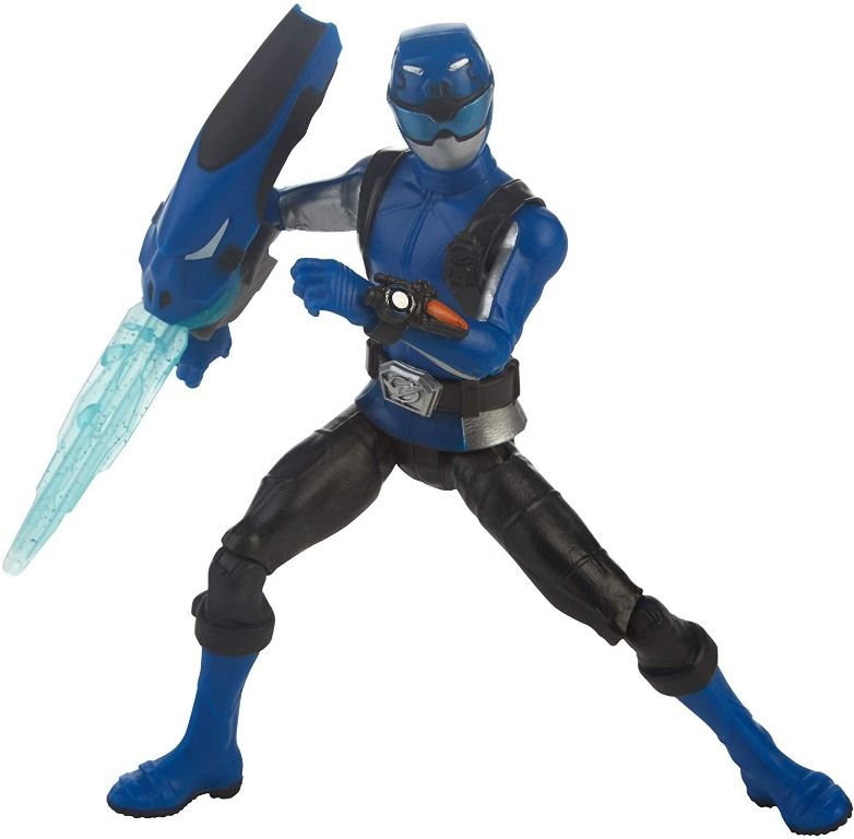 (HOT) Hasbro Power Rangers Beast Morphers Blue Ranger 6" Action Figure ...