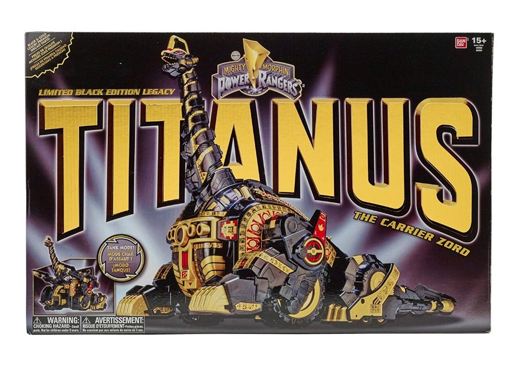 (HOT) Power Rangers Legacy Black Edition Titanus Novelty, Hobbies ...