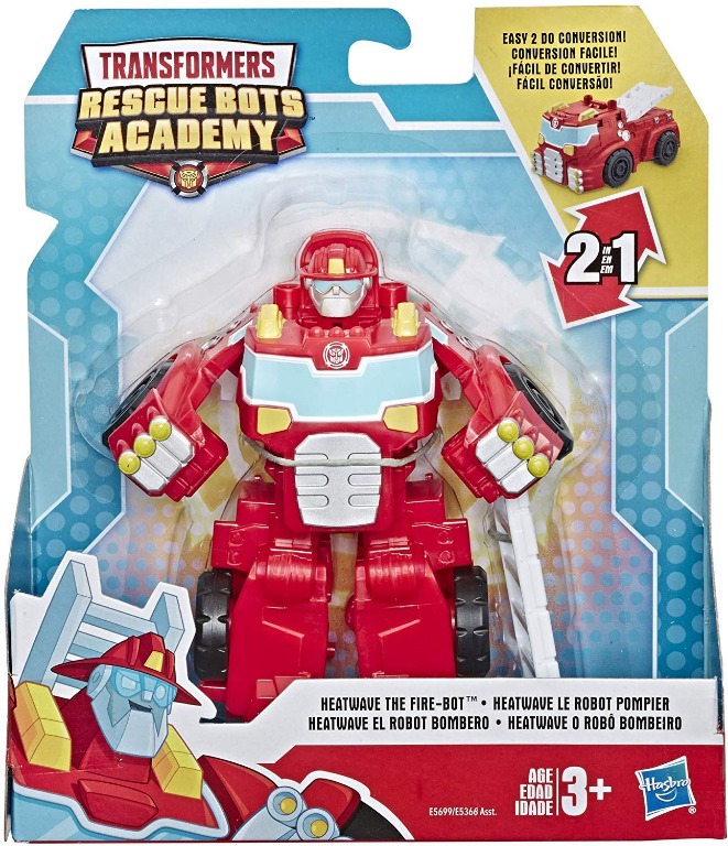 (HOT) Transformers Rescue Bots Academy Heatwave Firetruck 4.5" Action ...