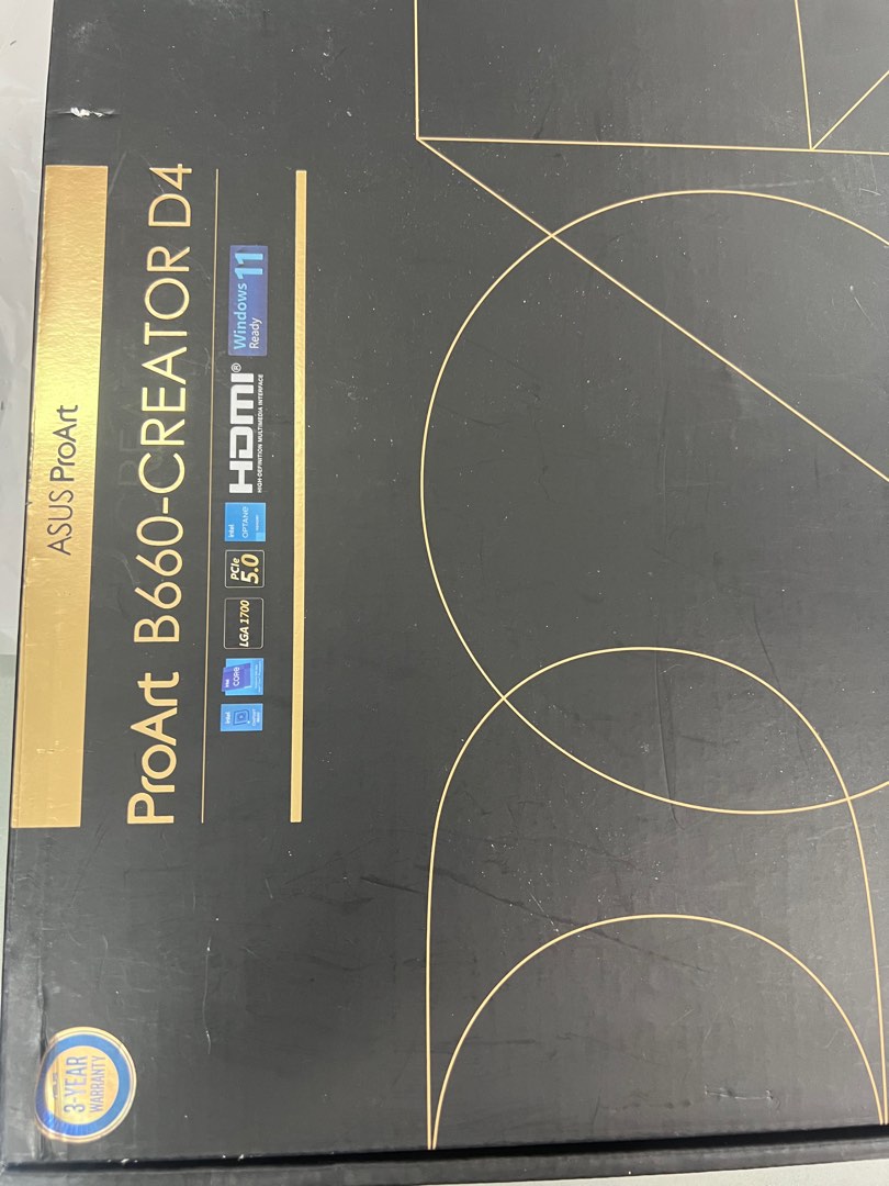 ATX Pc 主機 Intel i5 12400 CPU + ASUS ProArt B660-CREATOR D4 主板+ 32GB DDR4 G.Skill ( 16GB x 2 ...