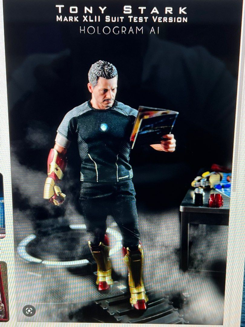 Iron man tony stark workshops hot toys super discounted clearance ...