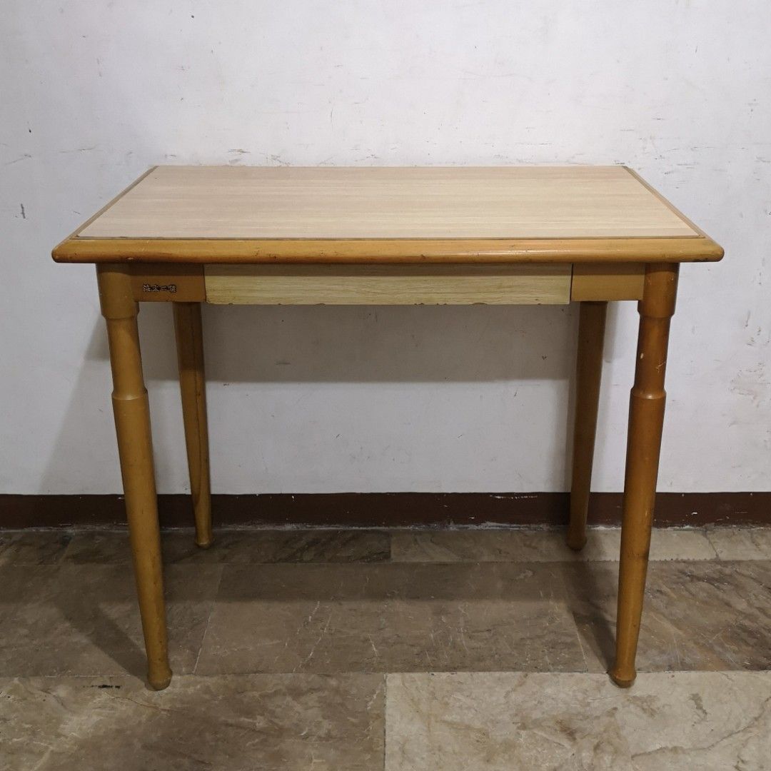 Japan study desk w/ drawer, Furniture & Home Living, Furniture, Tables ...