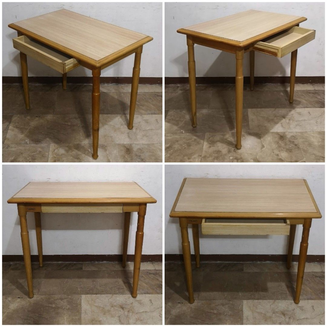 Japan study desk w/ drawer, Furniture & Home Living, Furniture, Tables ...