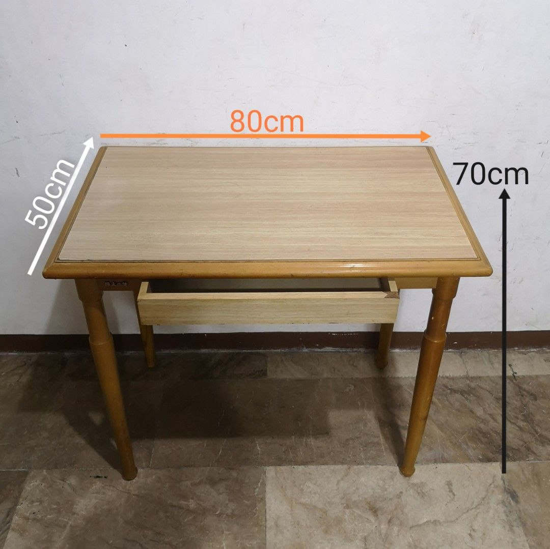 Japan study desk w/ drawer, Furniture & Home Living, Furniture, Tables ...