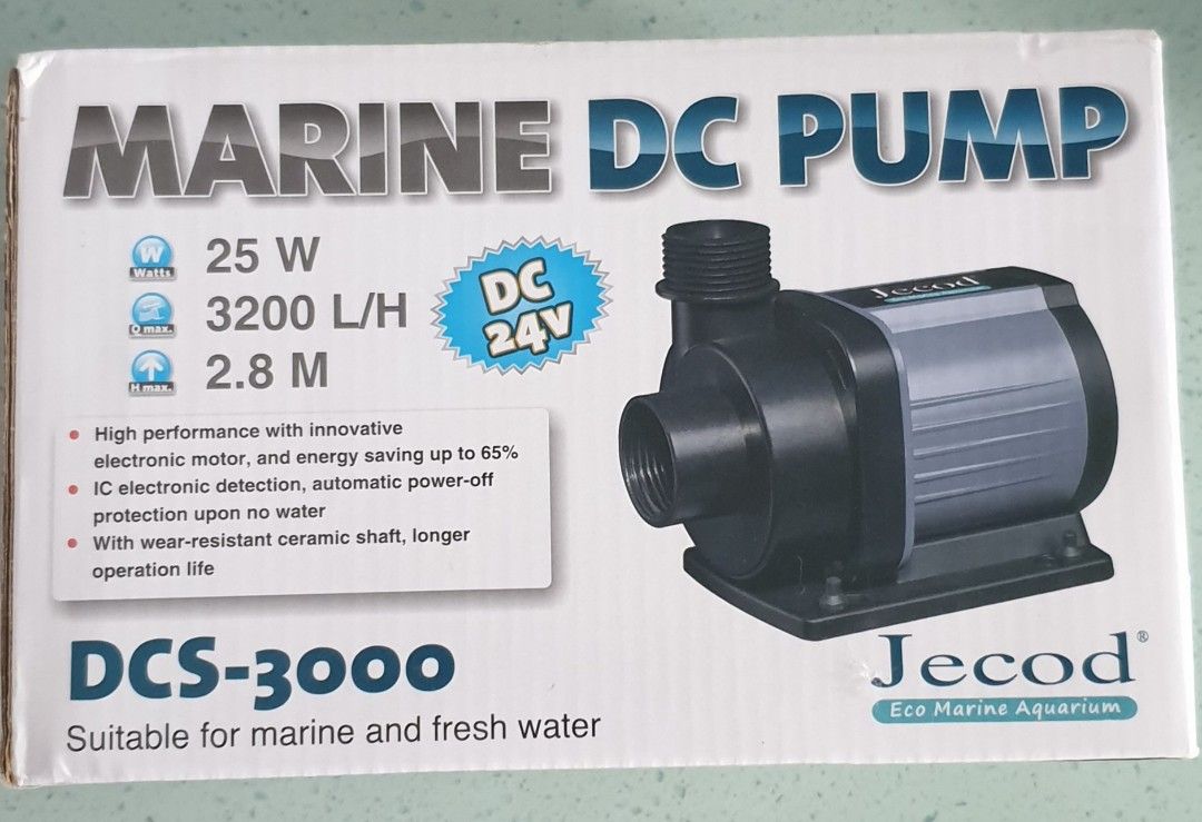Jecod DCS-3000 (return pump), Pet Supplies, Homes & Other Pet ...