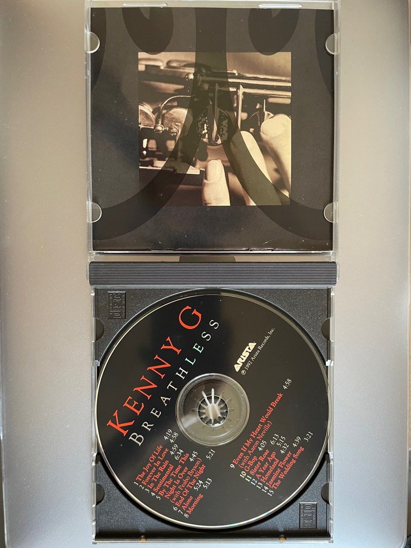 Kenny G - Breathless CD (15 tracks), 興趣及遊戲, 音樂樂器 & 配件, 音樂與媒體 - CD 及 DVD ...