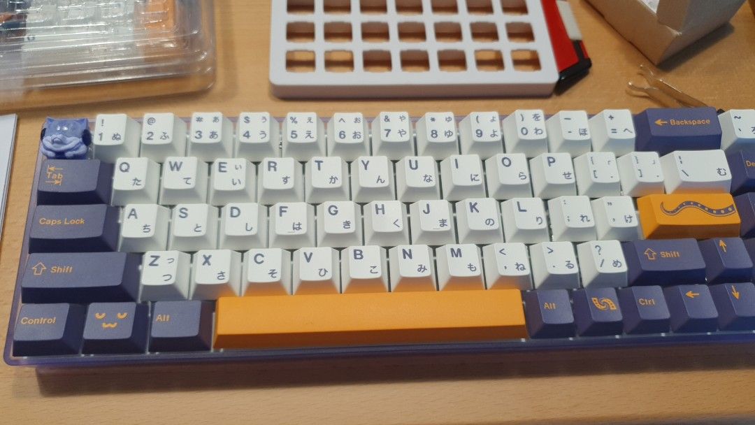 Keycaps Only: Tako Octopus Purple Orange - Cherry Profile for ...