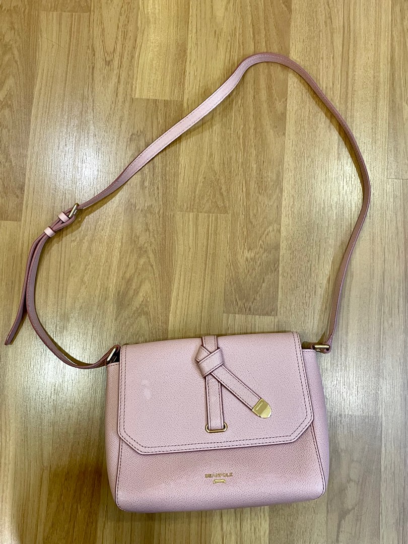 Korean Beanpole Pink Handbag, Women's Fashion, Bags & Wallets, Shoulder ...