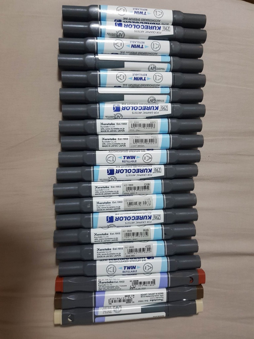 Kure Color Alcohol Marker, Hobbies & Toys, Stationary & Craft ...