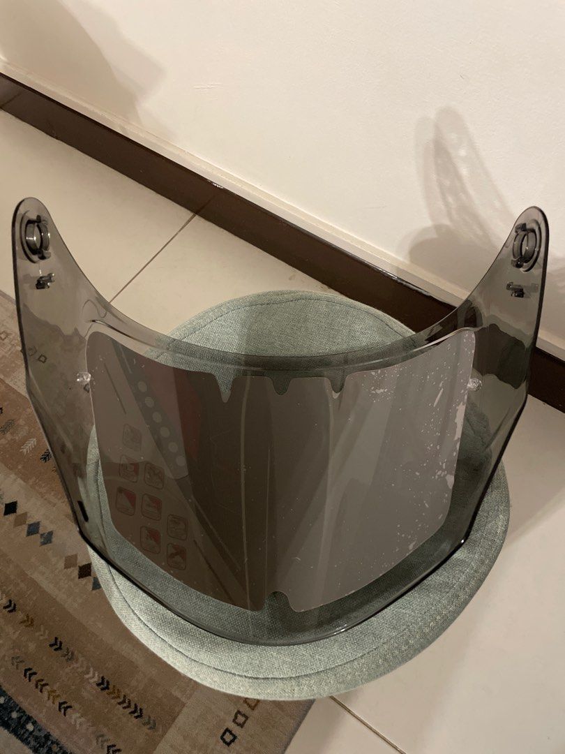 KYT AUTHENTIC NFJ LIGHT-SMOKE VISOR, Motorcycles, Motorcycle Apparel on ...