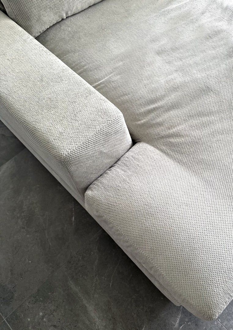 L Shape Fabric Sofa, Furniture & Home Living, Furniture, Sofas on Carousell