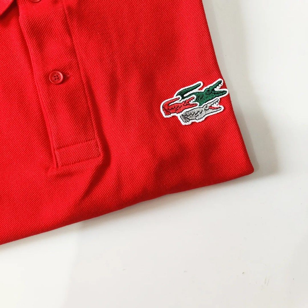 Lacoste Men's Crocodiles Organic cotton polo shirt on Carousell