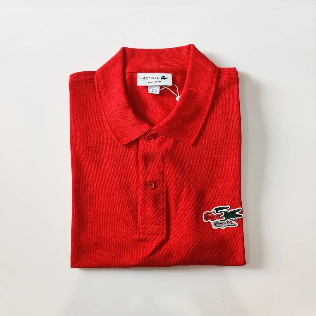 Lacoste Men's Crocodiles Organic cotton polo shirt on Carousell
