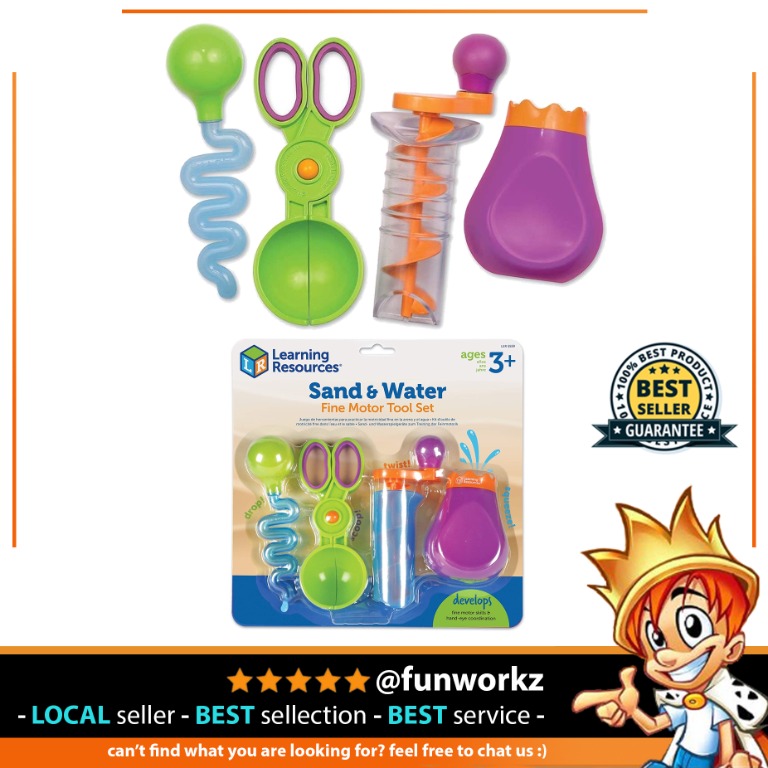 Learning Resources Sand And Water Fine Motor Set (3 Piece),Multicolor ...