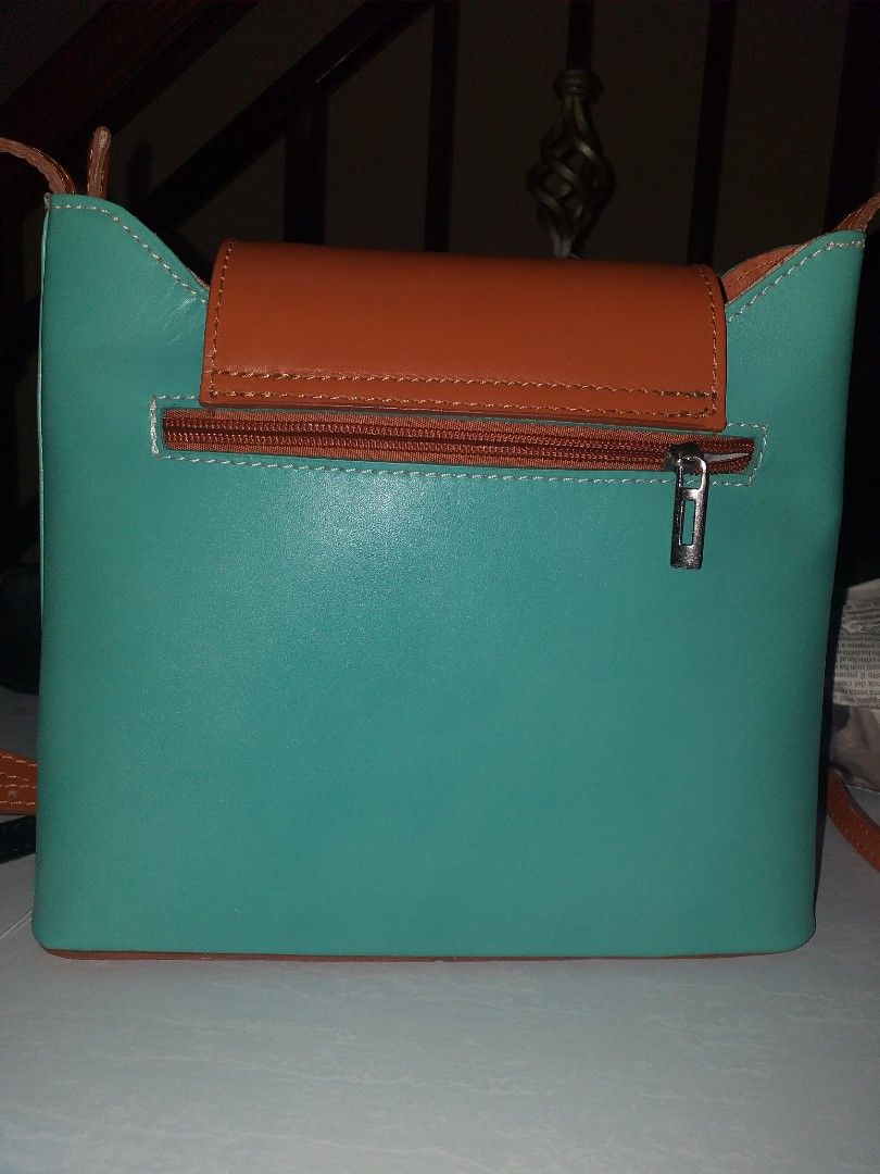 Leather Sling Bag Made In Italy On Carousell