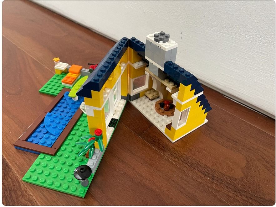 LEGO Creator 3 in 1 Yellow house, Hobbies & Toys, Toys & Games on Carousell