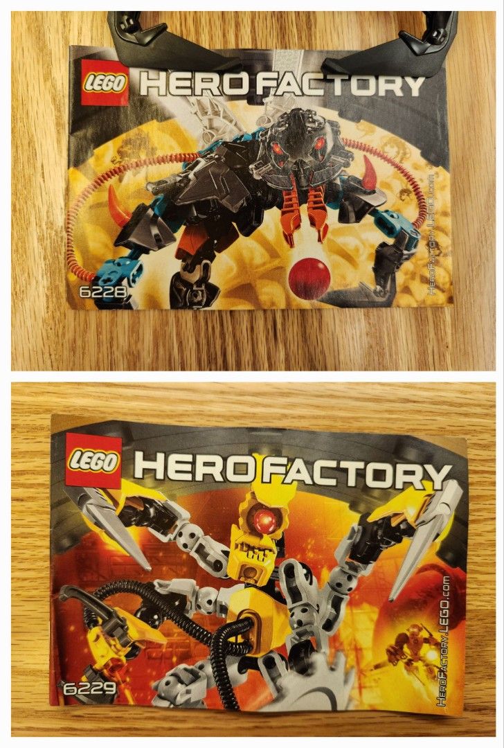 LEGO HERO FACTORY 6228 and 6229, Hobbies & Toys, Toys & Games on Carousell