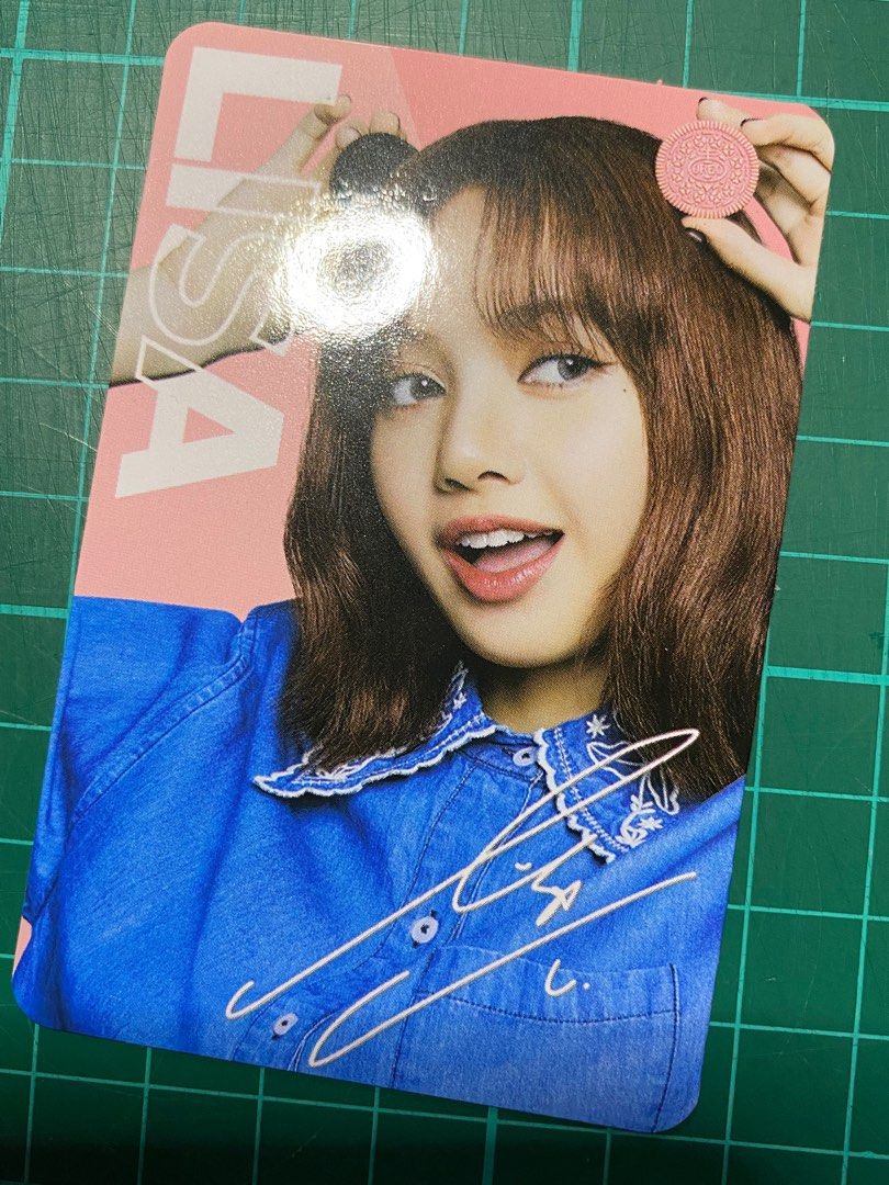 LISA 03 Blackpink Oreo Photocard Official, Hobbies & Toys, Memorabilia ...