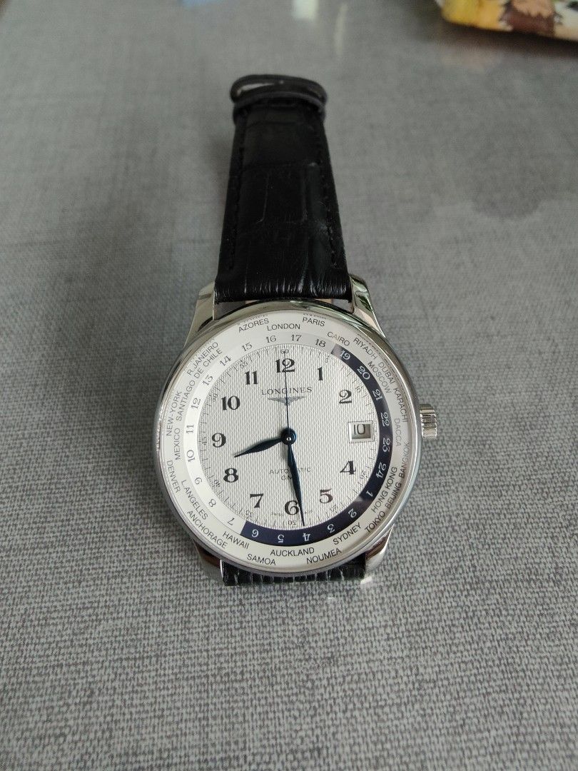 Longines Master World Timer, Luxury, Watches on Carousell
