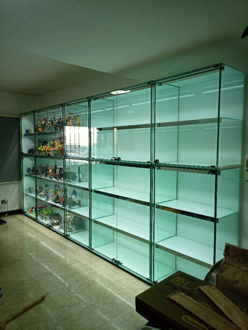 MAC Glass Cabinet Frameless Cabinet on Carousell