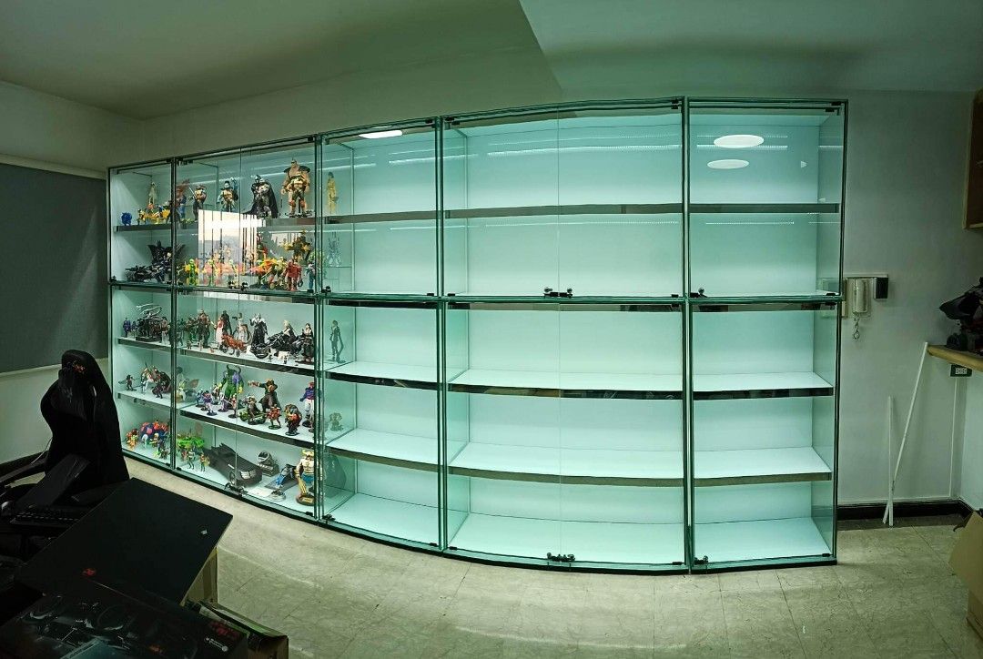 MAC Glass Cabinet Frameless Cabinet on Carousell