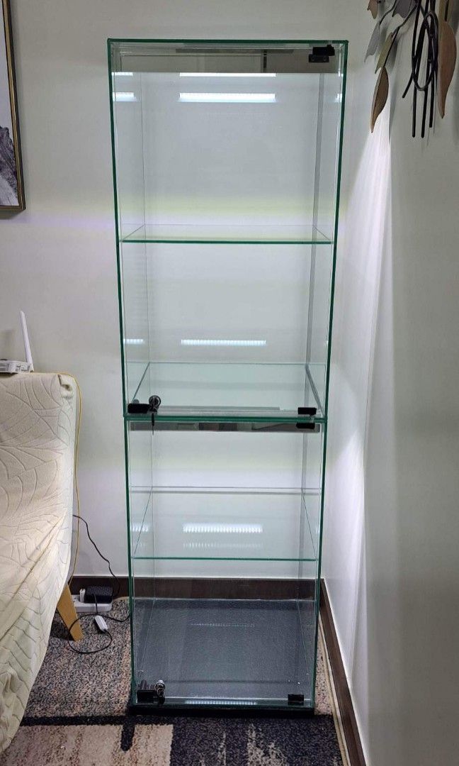 MAC Glass Cabinet Frameless Cabinet on Carousell