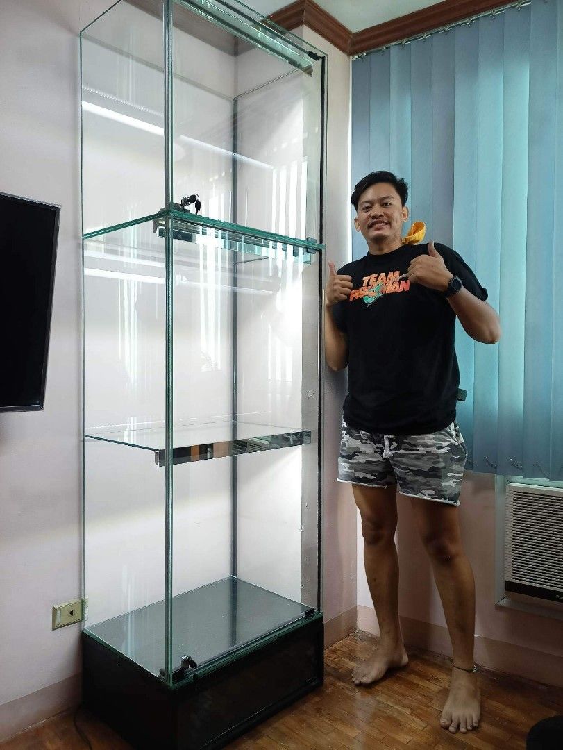 MAC Glass Cabinet Frameless Cabinet on Carousell