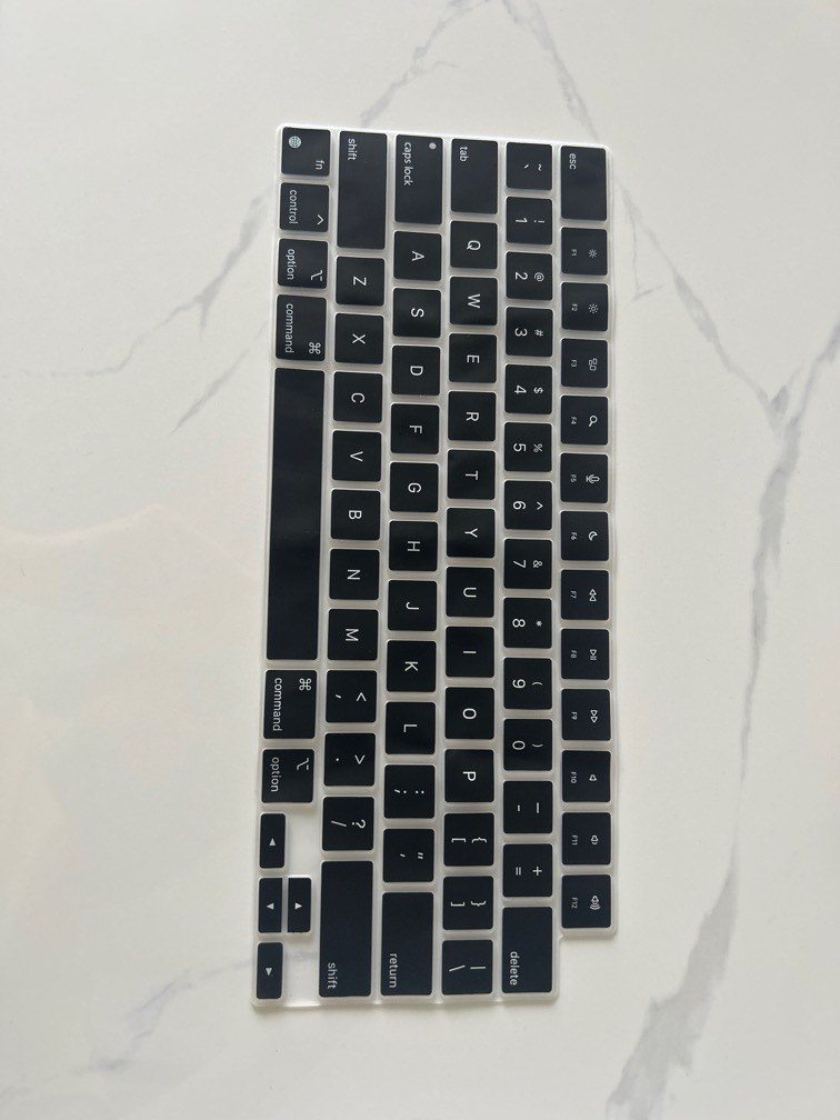 Macbook Air (2022) M2 Keyboard Silicon Cover, Computers & Tech, Parts ...