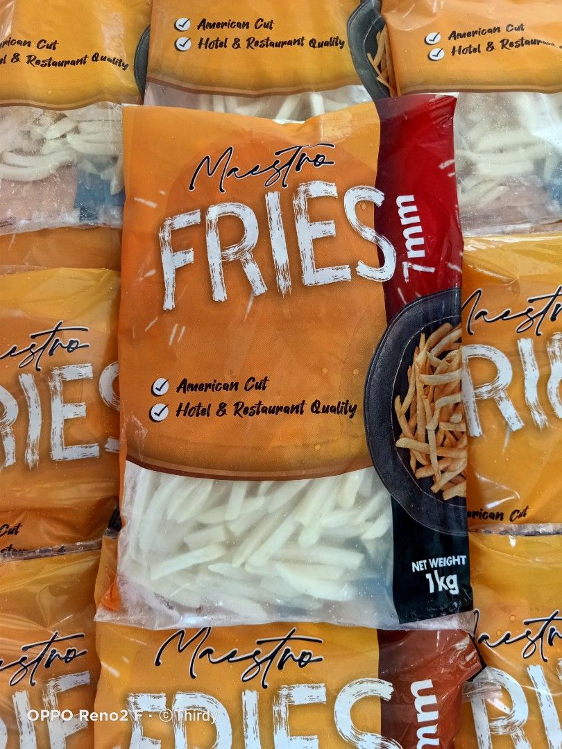 MAESTRO FRIES 12KGS, Food & Drinks, Chilled & Frozen Food on Carousell