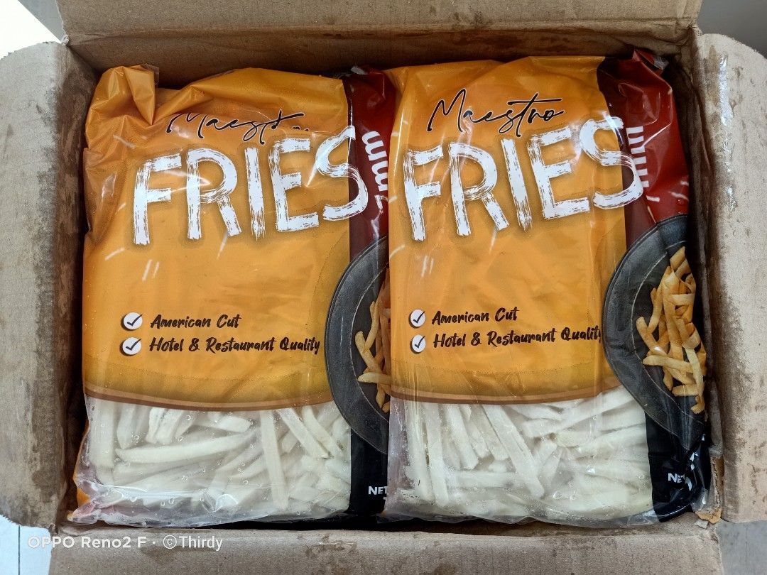 MAESTRO FRIES 12KGS, Food & Drinks, Chilled & Frozen Food on Carousell