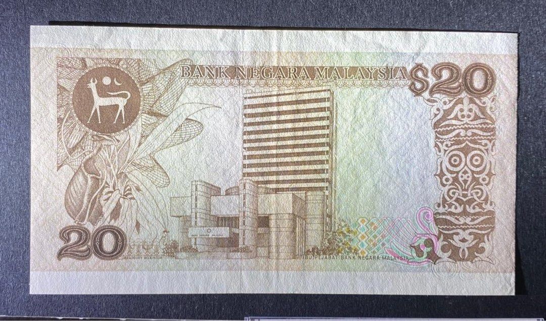 Malaysia 20 ringgit old notes, Hobbies & Toys, Memorabilia ...