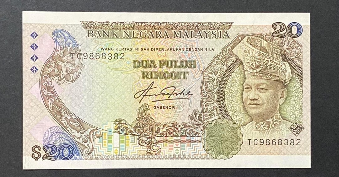 Malaysia 20 ringgit old notes, Hobbies & Toys, Memorabilia ...