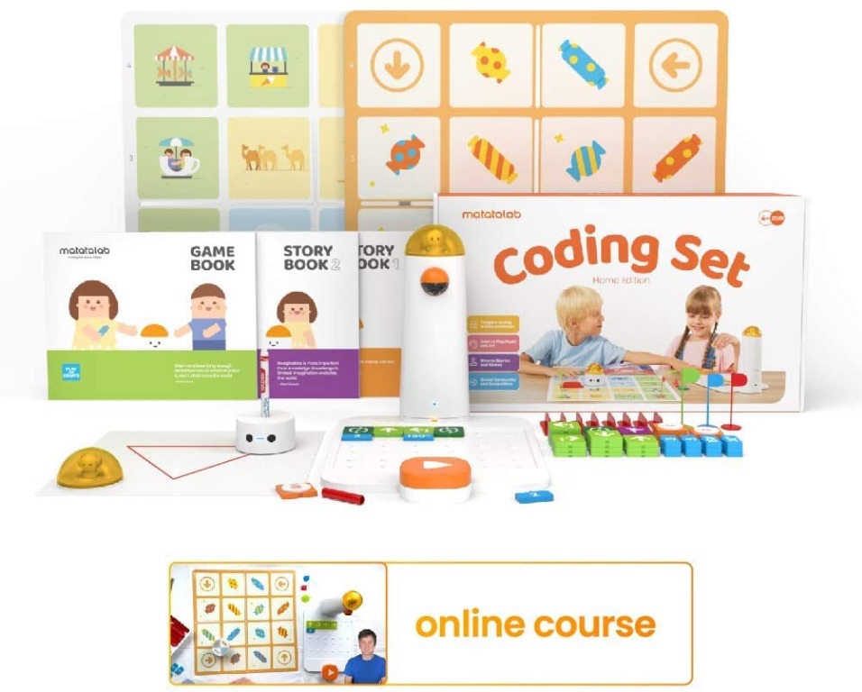 Matatalab Home Edition STEM Robot Activity Toys, Coding Robot for Kids, No APP Needed, Early ...