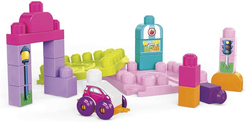 Mega Bloks Build N Learn Table, Pink, Hobbies & Toys, Toys & Games on ...