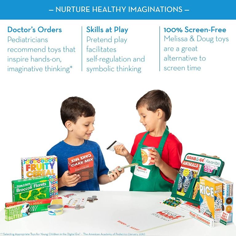 Melissa & Doug Fresh Mart Grocery Store Companion Collection (Play Sets ...